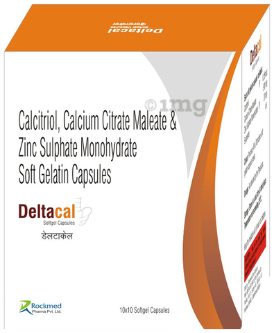 Buy Deltacal Softgel Capsule Online: View Uses, Side Effects, Price ...