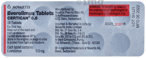 certican generic name