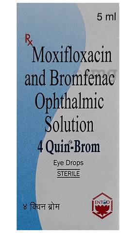 Buy 4 Quin-Brom Sterile Eye Drop Online: View Uses, Side Effects, Price ...