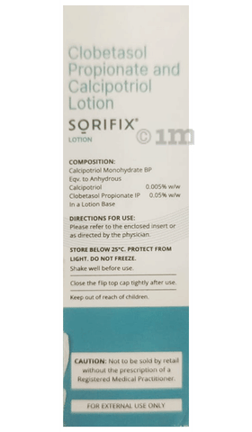 Buy Sorifix Lotion Online: View Uses, Side Effects, Price, Substitutes ...