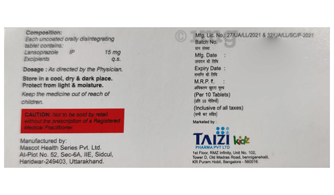 Buy Lanzox Lanzox-Kid Online: View Uses, Side Effects, Price ...