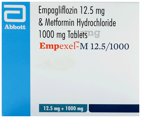 Buy Empexel M 12.5/1000 Tablet Online: View Uses, Side Effects, Price ...