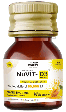 The Old Natural Max Potency Nuvit-D3 Nano Shots (4x5ml Each) Delicious ...