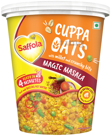 Saffola Cuppa Oats Spicy Mexicana | Goodness of Jowar & Veggies | No ...