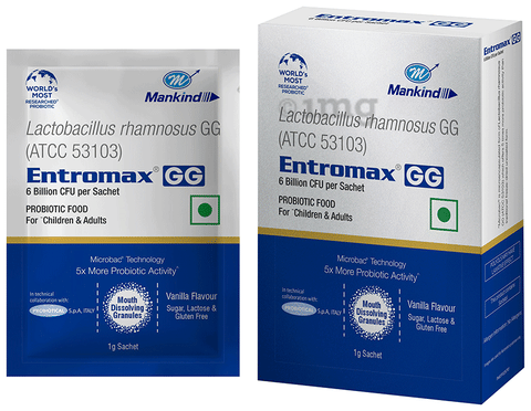 Entromax GG Sachets (1gm Each) Vanilla: Buy box of 10.0 Sachets at best ...