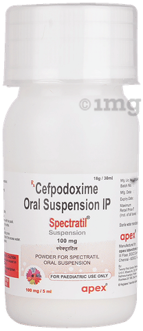 Buy Spectratil 100mg/5ml Syrup Online: View Uses, Side Effects, Price ...