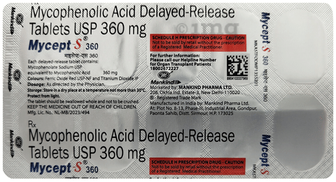 Buy Mycept-S 360 Tablet Online: View Uses, Side Effects, Price ...