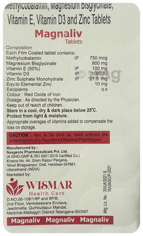 Buy Magnaliv Tablet Online: View Uses, Side Effects, Price, Substitutes ...