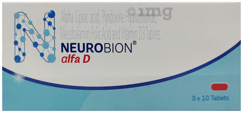 Buy Neurobion Alfa D Tablet For Nerve Health & Diabetic Neuropathy ...