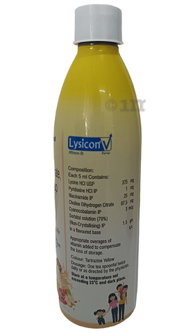 Lysicon V Syrup Mixed Fruit Sugar Free: Buy bottle of 300.0 ml Syrup at ...