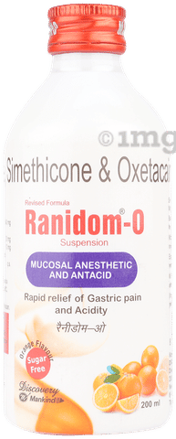 Buy Ranidom-O Oral Suspension Orange Sugar Free Online: View Uses, Side ...