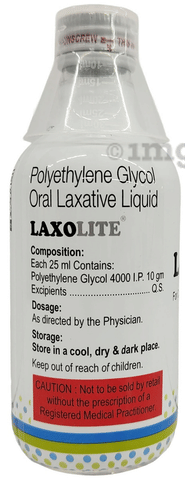 Buy Laxolite Oral Laxative Liquid Sugar Free Online: View Uses, Side ...
