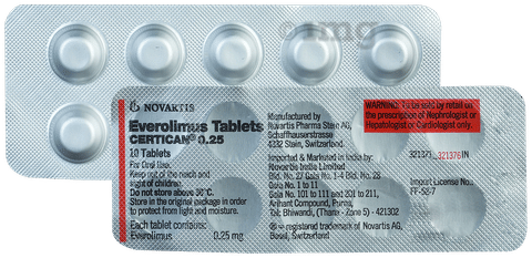 certican generic name