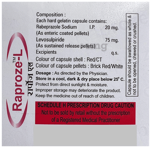 Buy Raproze-L Capsule SR Online: View Uses, Side Effects, Price ...