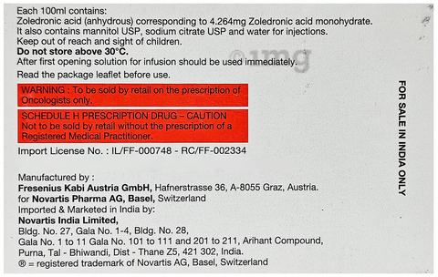 zometa information leaflet