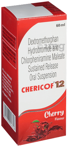 Buy Chericof 12 Oral Suspension Cherry Online: View Uses, Side Effects ...
