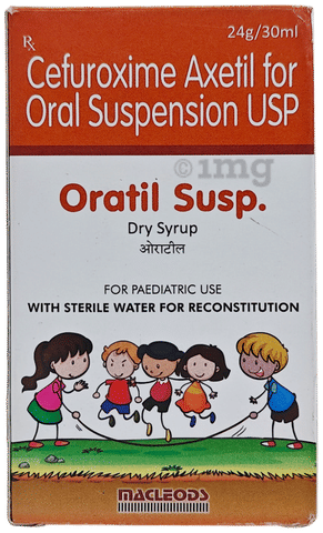 Buy Oratil 125mg Oral Suspension Online: View Uses, Side Effects, Price ...