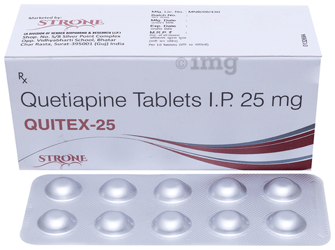 Buy Quitex 25 Tablet Online: View Uses, Side Effects, Price ...