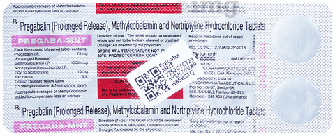 Buy Pregaba MNT 75mg/10mg/1500mcg Tablet Online: View Uses, Side ...