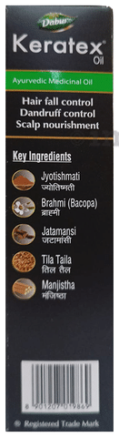 Dabur Keratex Ayurvedic Medicinal Oil Buy bottle of 100.0 ml Oil at in India 1mg