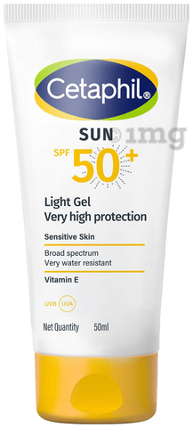Cetaphil Sun Light High Protection Sunscreen Gel Gel SPF 50+ All Skin ...