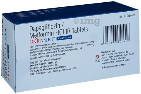Buy OXRamet 5mg/500mg Tablet IR Online: View Uses, Side Effects, Price ...