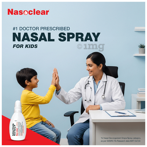 NASOclear Saline Nasal Spray | Provides Relief From Nasal Congestion ...