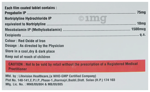Buy Fregam Mnt 75mg/10mg/1500mcg Tablet Online: View Uses, Side Effects ...