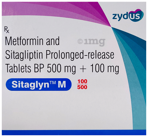 Buy Sitaglyn M 100/500 Tablet PR Online: View Uses, Side Effects, Price ...