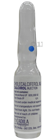 Buy Calcirol 600000IU Injection Online: View Uses, Side Effects, Price ...