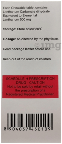 lanthanum tablet uses
