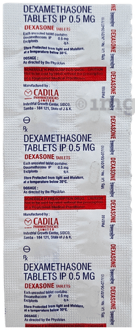 Buy Dexasone 0.5mg Tablet Online: View Uses, Side Effects, Price ...