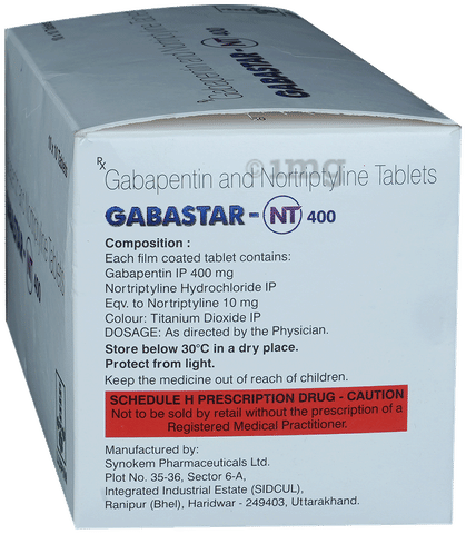 Buy gabaSTAR NT 400mg/10mg Tablet Online: View Uses, Side Effects ...