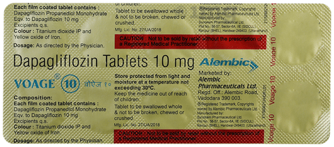 Buy Voage 10mg Tablet Online: View Uses, Side Effects, Price ...