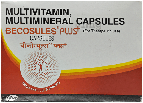 Becosules Plus Capsule: Buy strip of 30.0 soft gelatin capsules at best ...