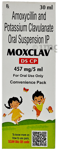 Buy Moxclav DS CP 457mg Oral Suspension Online: View Uses, Side Effects ...