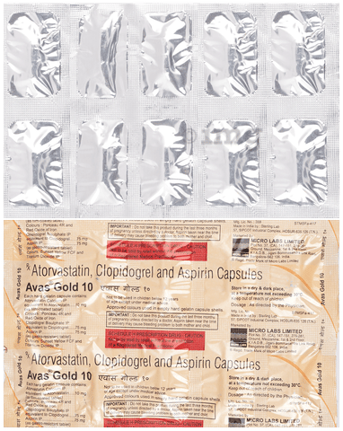 Buy AVas Gold 75mg/10mg/75mg Capsule Online: View Uses, Side Effects ...