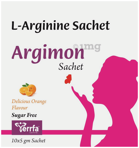 Argimon L-Arginine Sachet (5gm Each) Delicious Orange Sugar Free: Buy ...