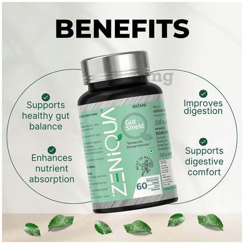 Zeniqua Gut Shield Capsule: Buy bottle of 60.0 capsules at best price ...