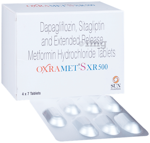 Buy Oxramet-S XR 500 Tablet ER Online: View Uses, Side Effects, Price ...
