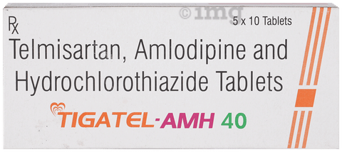 Buy Tigatel AMH 40mg/5mg/12.5mg Tablet Online: View Uses, Side Effects ...