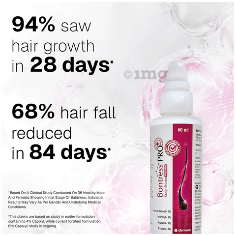 Bontress PRO+ Scalp Serum | for Hair Growth & Hair Fall: Buy pump ...