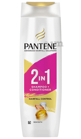Pantene Pro V Advanced Hairfall Solution 2 in 1 Shampoo Conditioner Hairfall Control Buy bottle of 340.0 ml Shampoo at best price in India 1mg