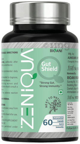 Zeniqua Gut Shield Capsule: Buy bottle of 60.0 capsules at best price ...