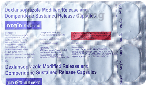 Buy DDR D 30mg/60mg Capsule SR Online: View Uses, Side Effects, Price ...