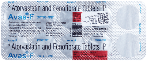 Buy Avas F 10mg/160mg Tablet Online: View Uses, Side Effects, Price ...