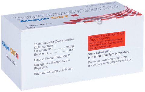 Buy Alkepin Odt 50mg Tablet Online: View Uses, Side Effects, Price ...