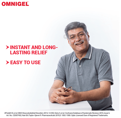 Omnigel Pain Relief from Sprain, Injury, Back Pain, Muscle Pain, Body ...