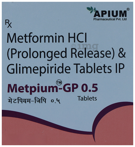 Buy Metpium-GP 0.5 Tablet PR Online: View Uses, Side Effects, Price ...