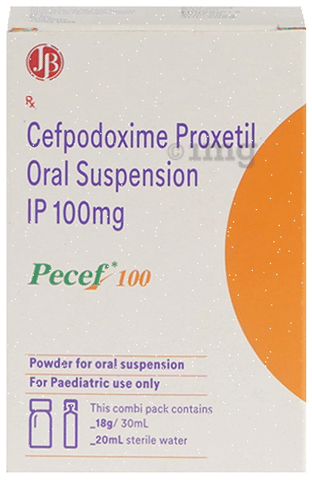 Buy Pecef 100 Powder For Oral Suspension Online: View Uses, Side ...
